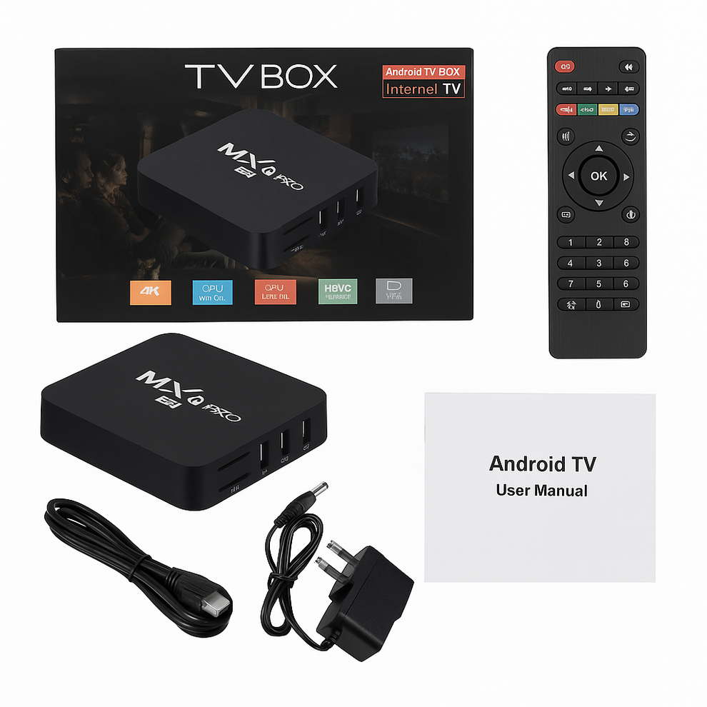 TV Box Android 11 MXQ PRO 4K 5G | Smart TV Box WiFi Dual 2.4G/5G – Diamac